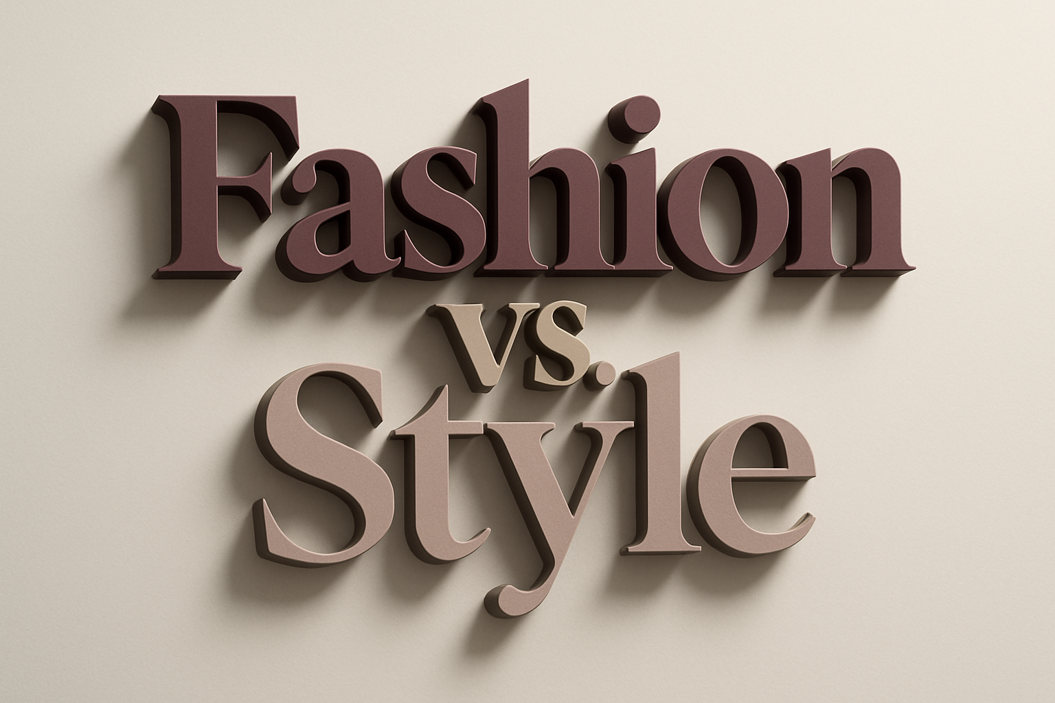 Fashion vs. Style: What’s the Difference? – Style by Luna